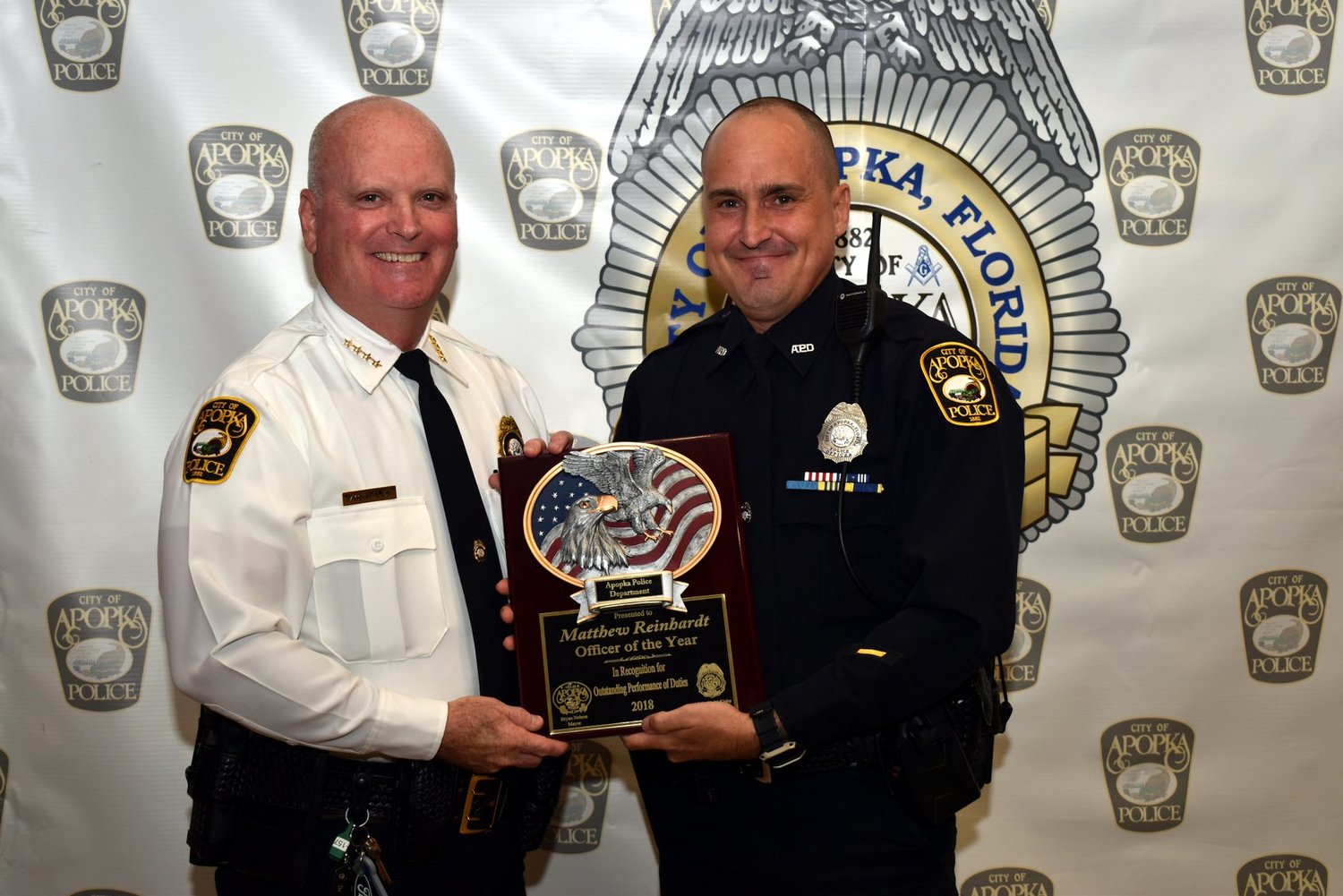 Matthew Reinhardt named 2018 Apopka Police Officer of the Year | The ...