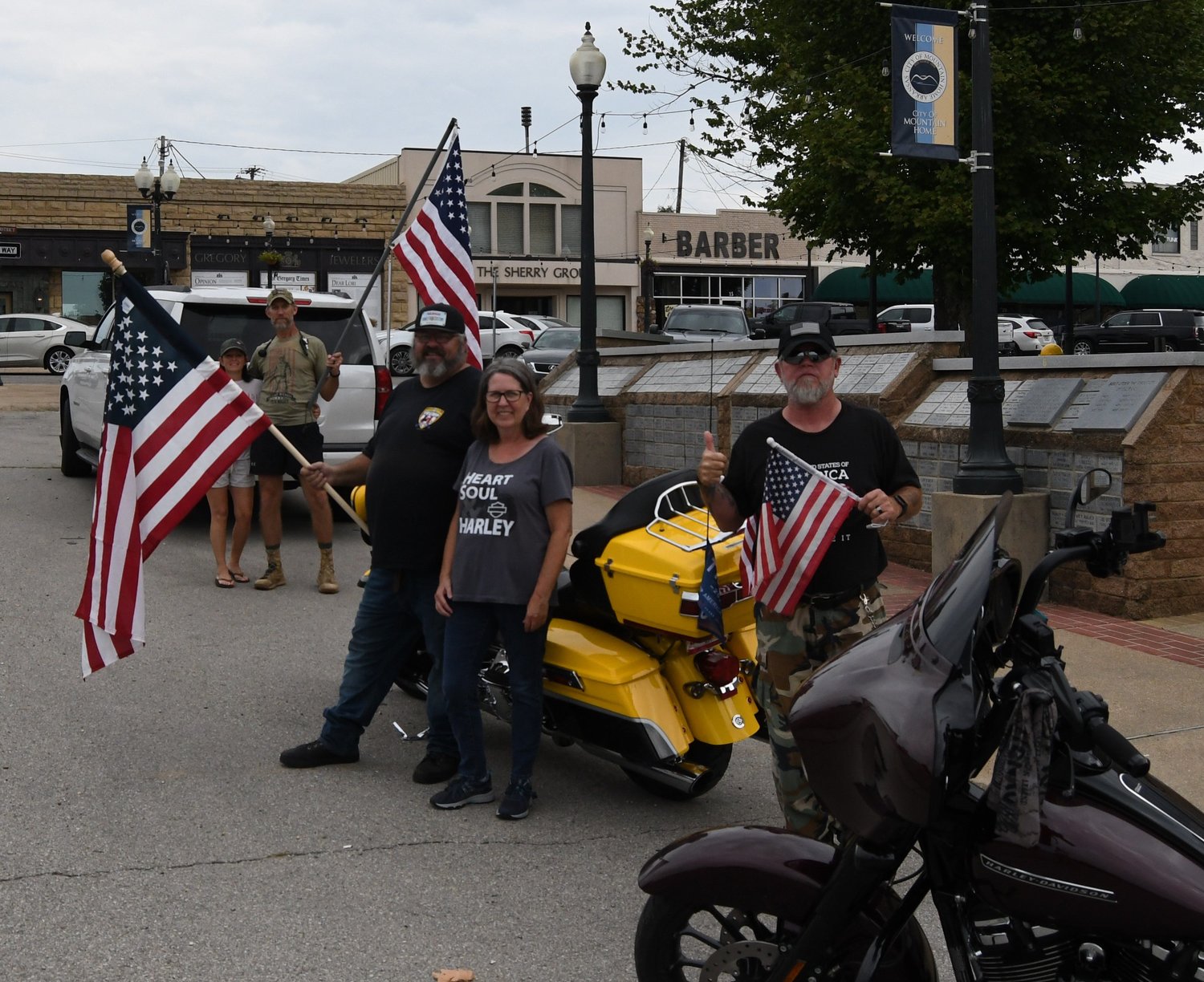 Remembering 9/11: Ceremony, flags in downtown MH | Baxter Bulletin
