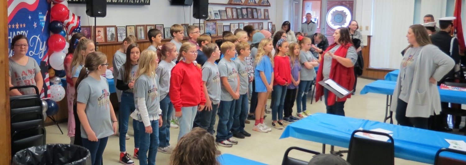 Hackler students honor veterans | Baxter Bulletin