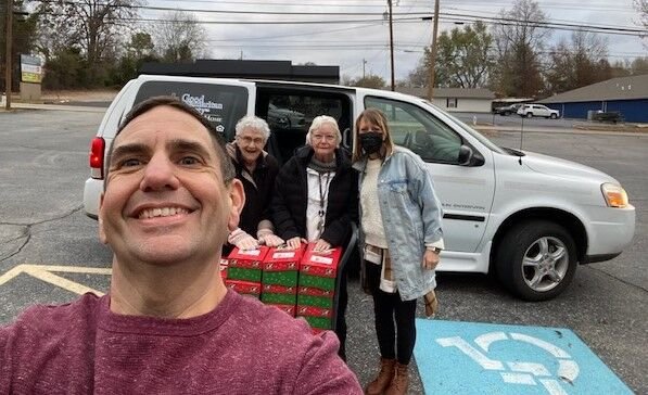 Good Sam residents pack shoeboxes for Operation Christmas Child ...