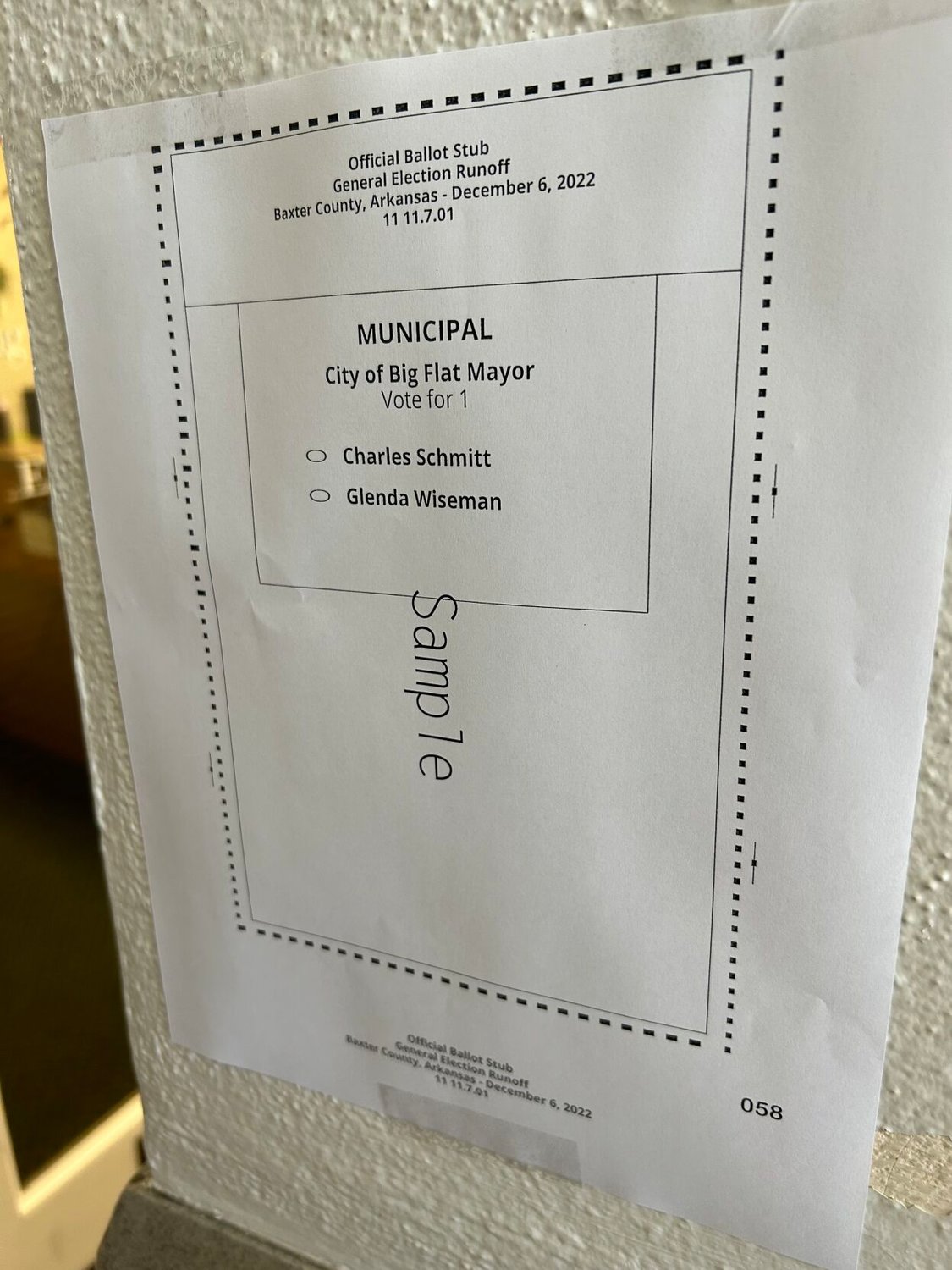 Early voting open for mayoral runoffs | Baxter Bulletin