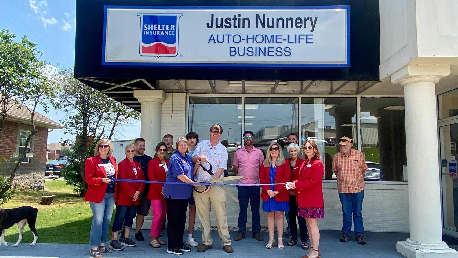 MH Chamber cuts ribbon at Justin Nunnery Shelter Insurance | Baxter ...