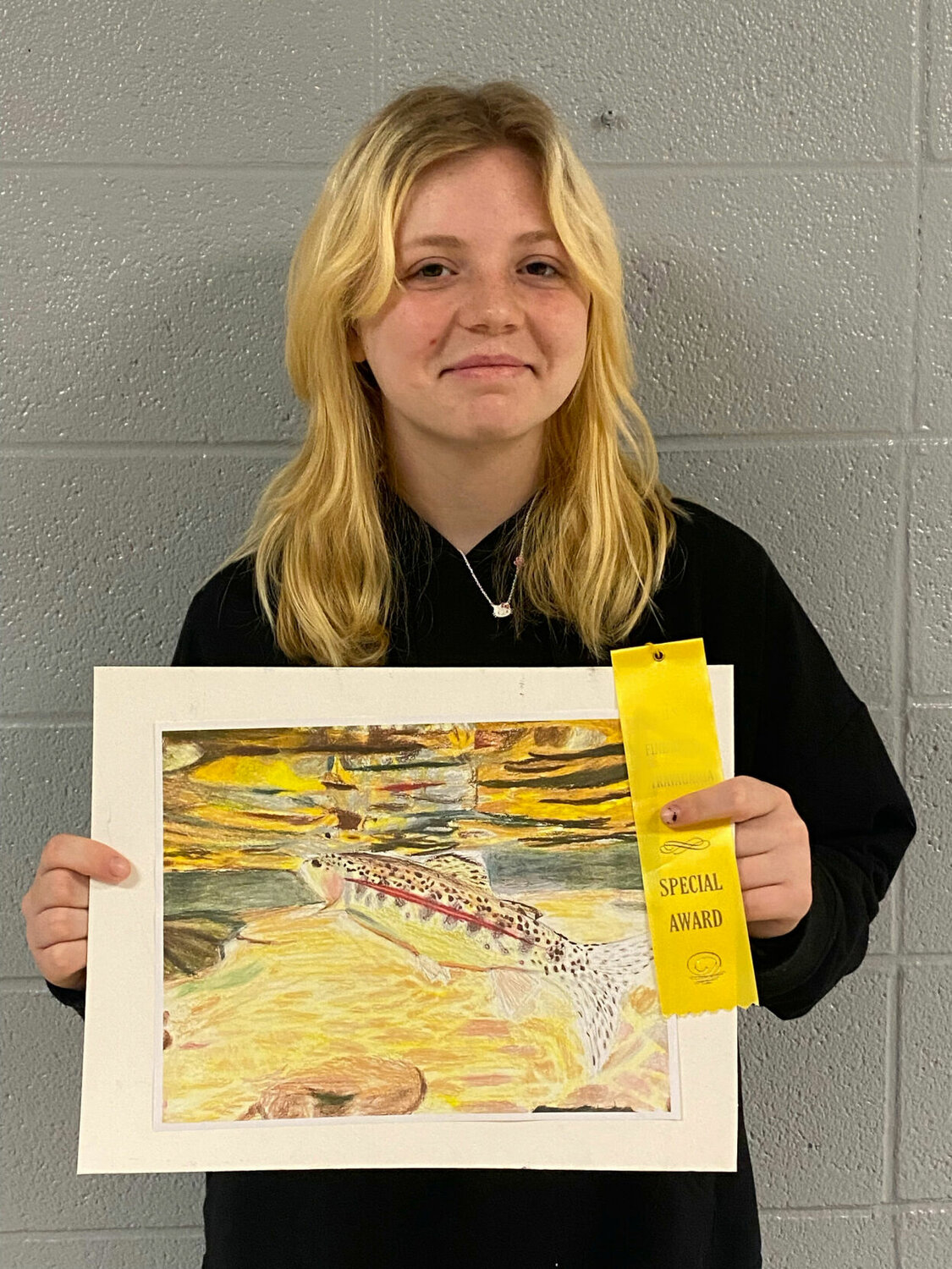 Johnston captures 3rd in fish-art contest | Baxter Bulletin