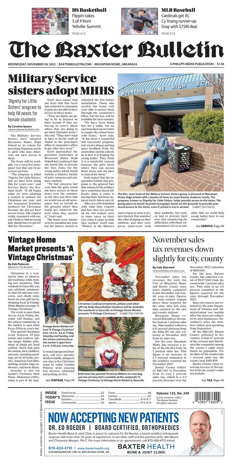 Wednesday, November 29, 2023 | Baxter Bulletin