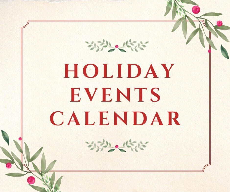 Holiday Events Calendar | Baxter Bulletin