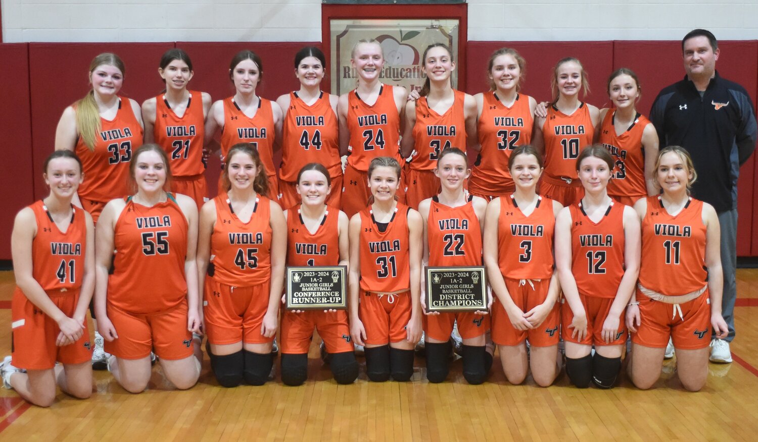 Viola junior girls capture district championship | Baxter Bulletin