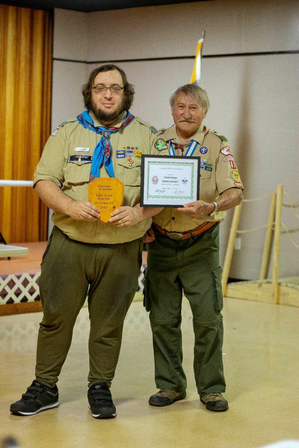 Poush awarded Cubmaster of the Year | Baxter Bulletin