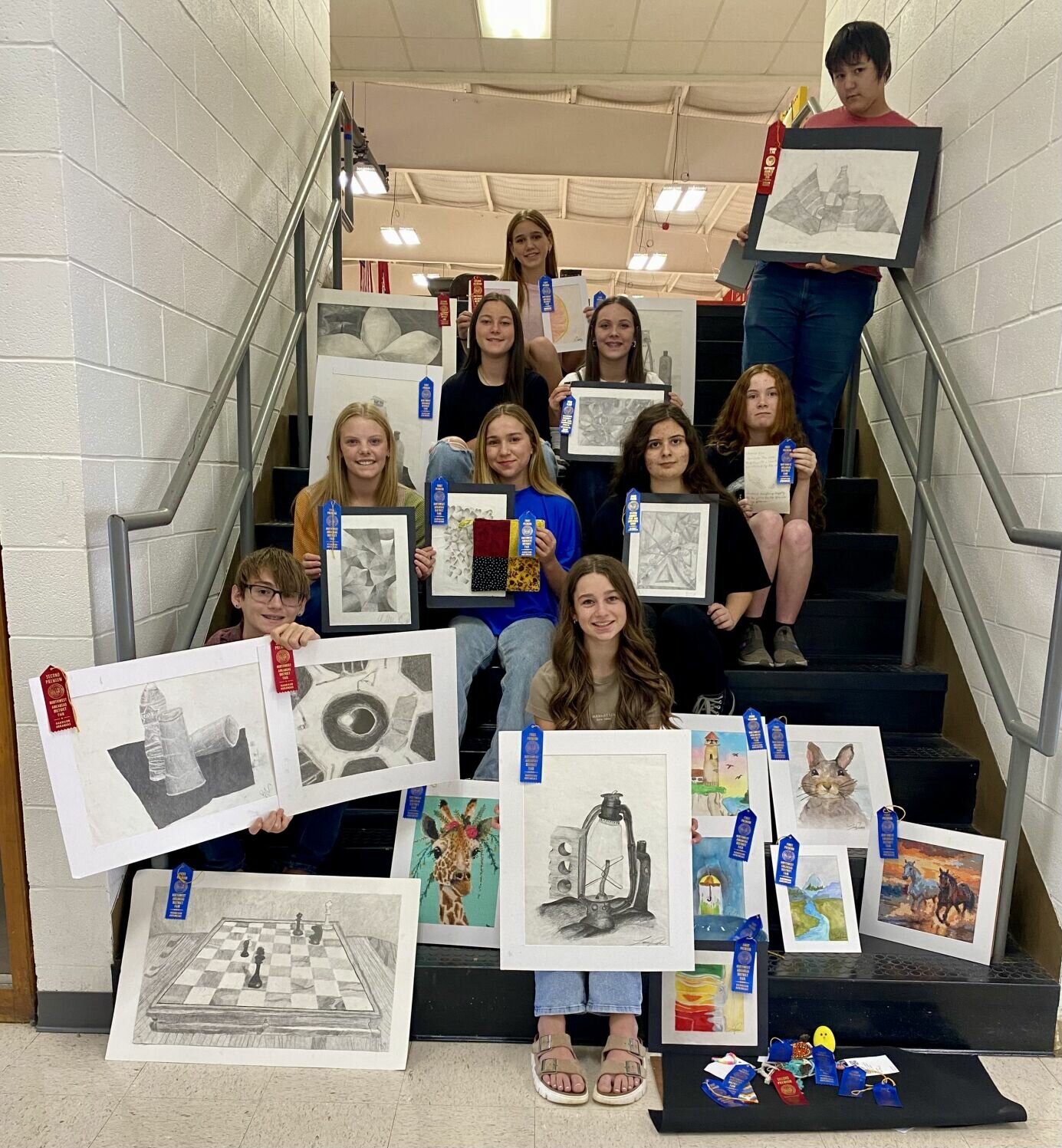 FMS eighth-period art students win at district fair | Baxter Bulletin