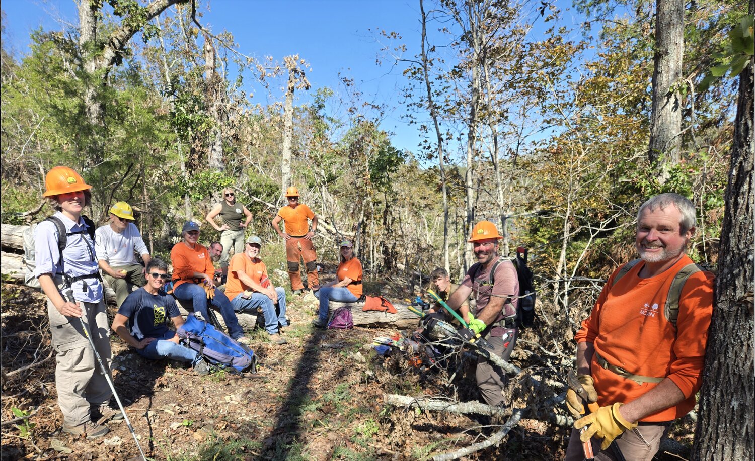 Volunteers clear tornado debris from area trails | Baxter Bulletin