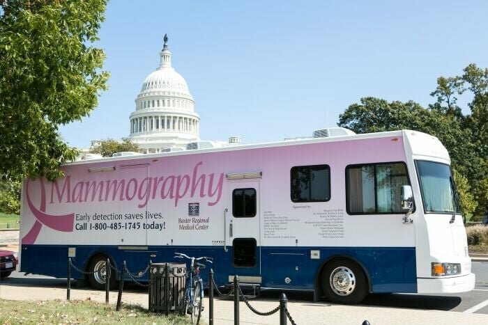Mobile Mammography Unit Calendar | Baxter Bulletin