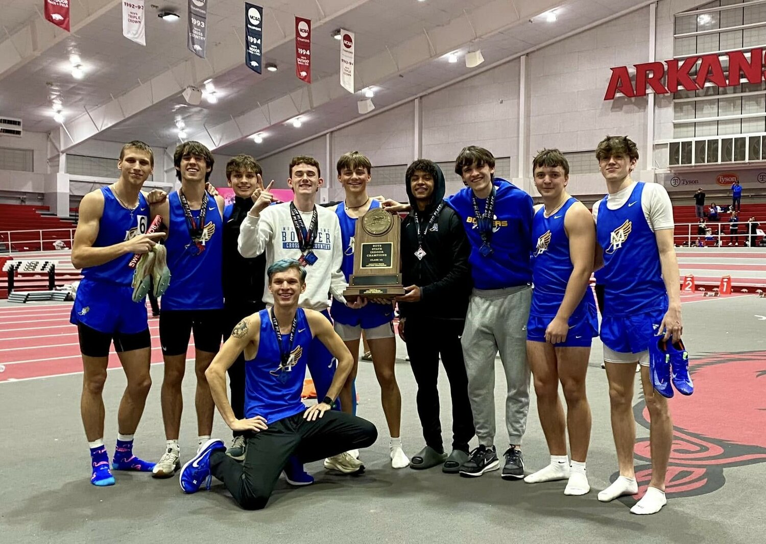 Bombers edge Cyclones by half point to win indoor championship | Baxter ...