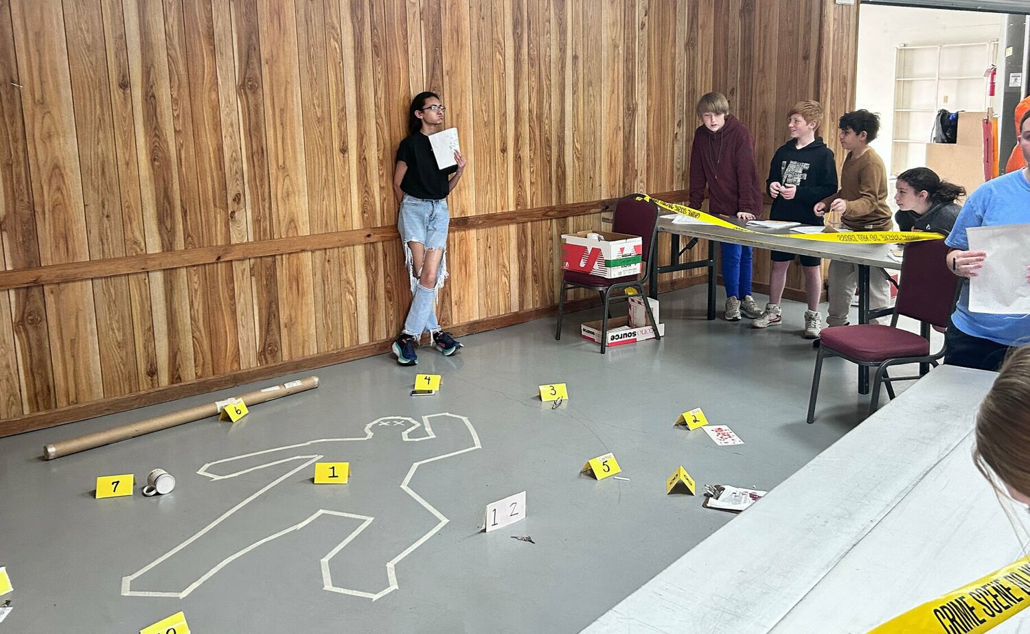 Pinkston and MHHS dive into crime scene investigation | Baxter Bulletin