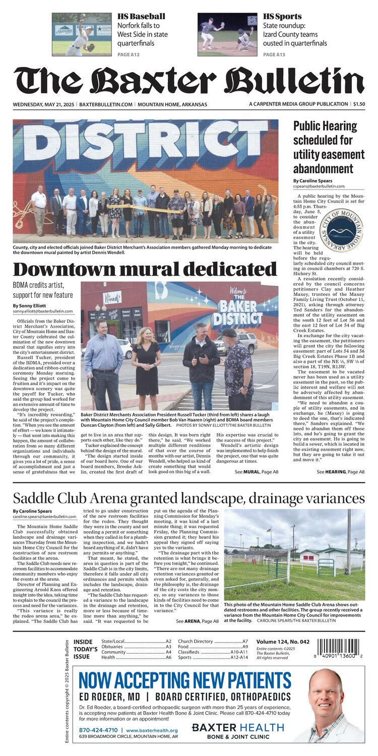 Wednesday, May 21, 2025 | Baxter Bulletin