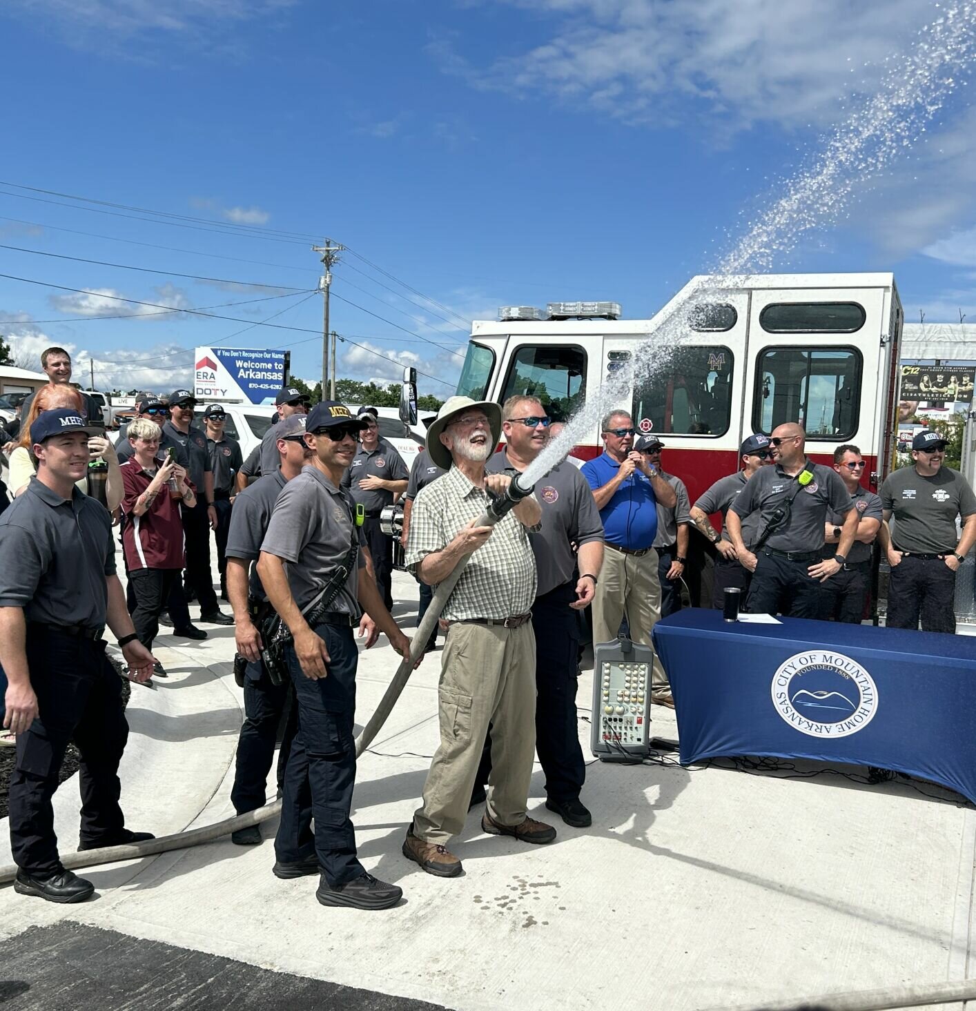 Fire Station's opening and anniversary celebrated | Baxter Bulletin