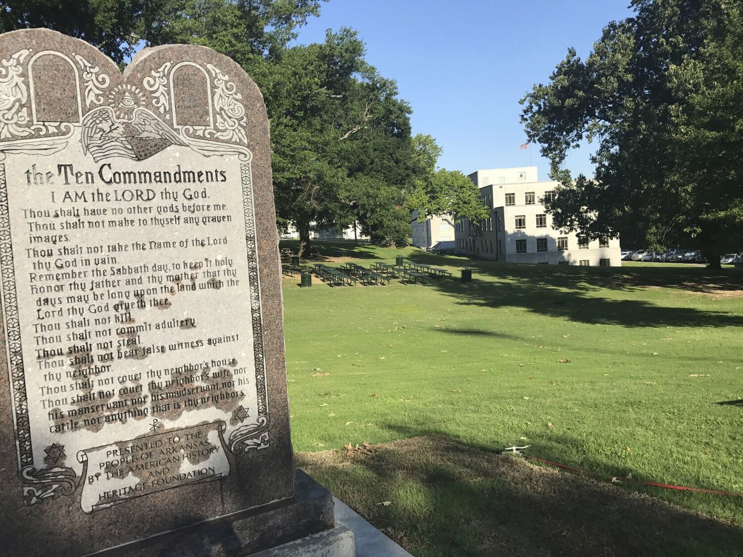Judge blocks 4 districts from enforcing Arkansas law requiring Ten Commandments in classroom ...