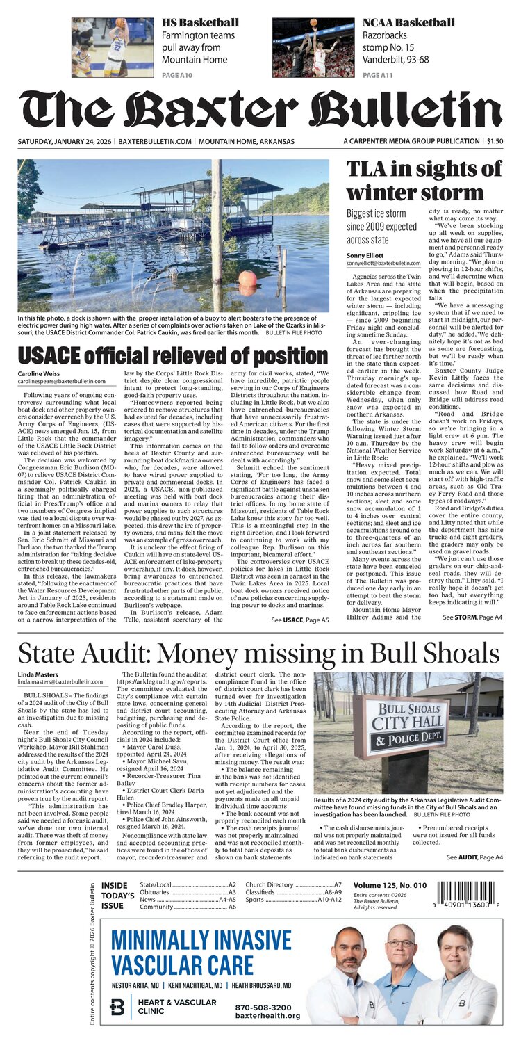 Saturday, January 24, 2026 | Baxter Bulletin