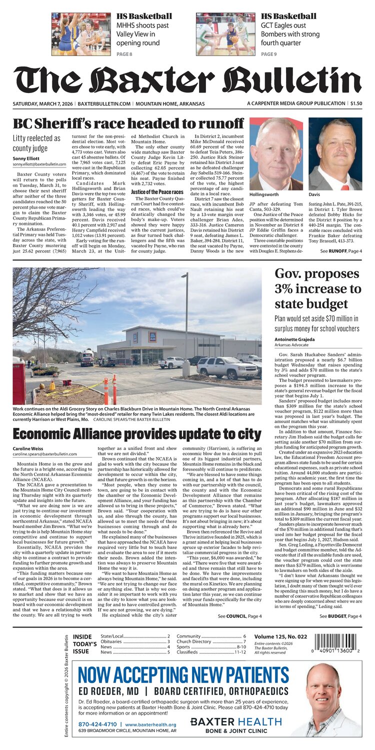 Saturday, March 7, 2026 | Baxter Bulletin