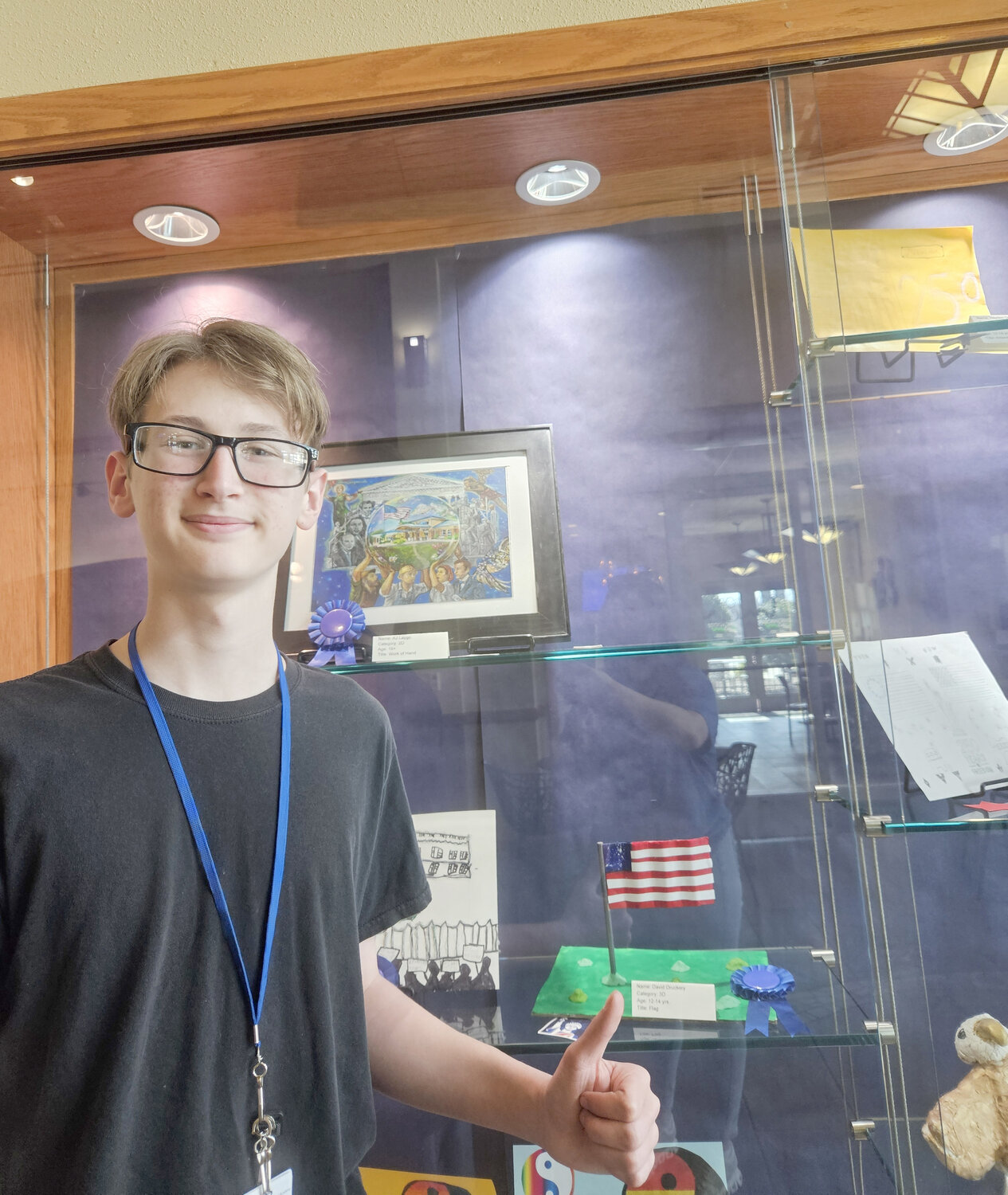 MH student wins BC Library art contest | Baxter Bulletin