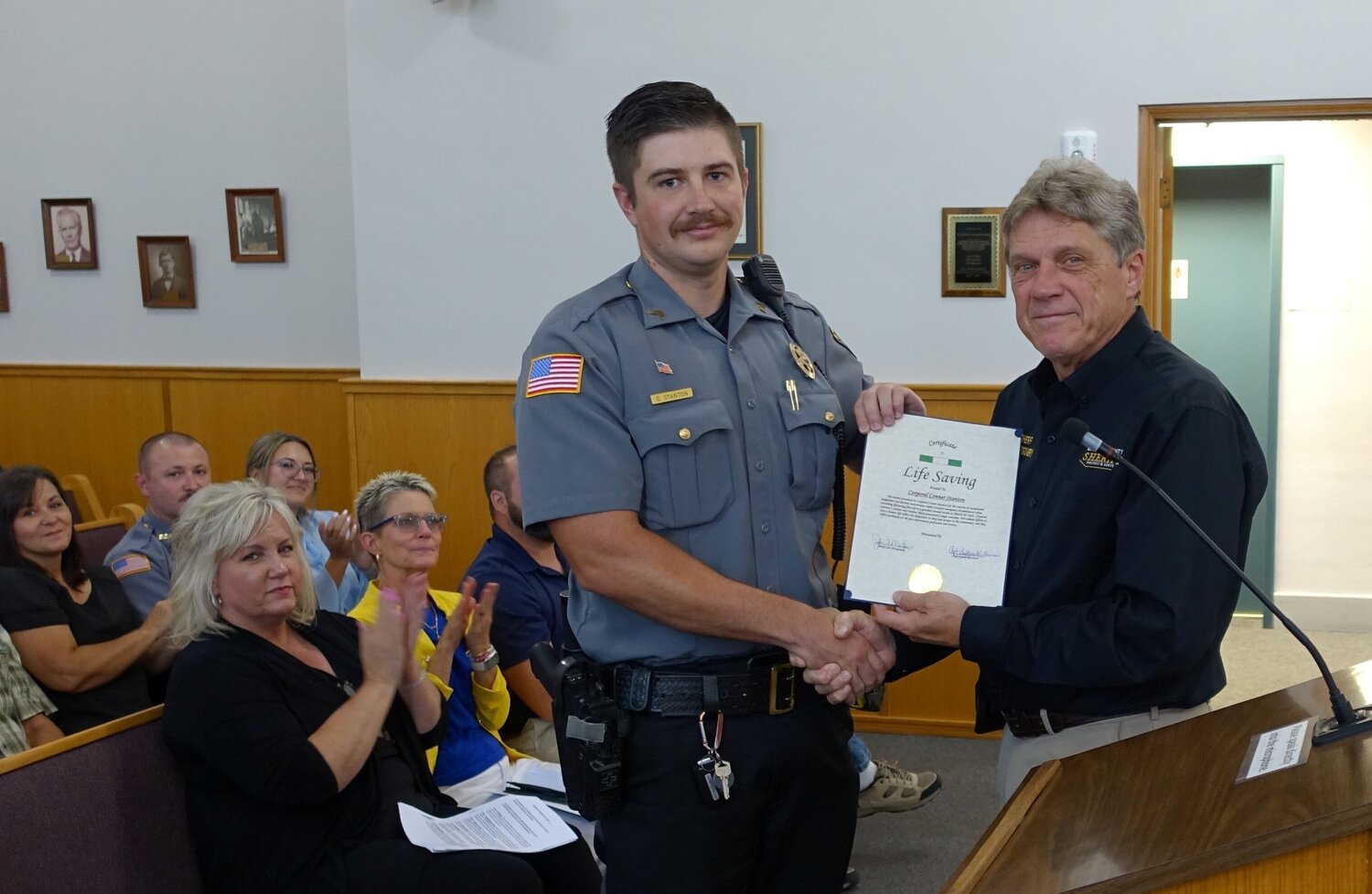 Baxter County Sheriff honors two deputies for saving lives | Baxter ...